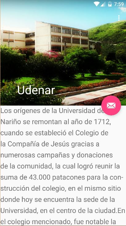 Scrolling Activity · Android Studio